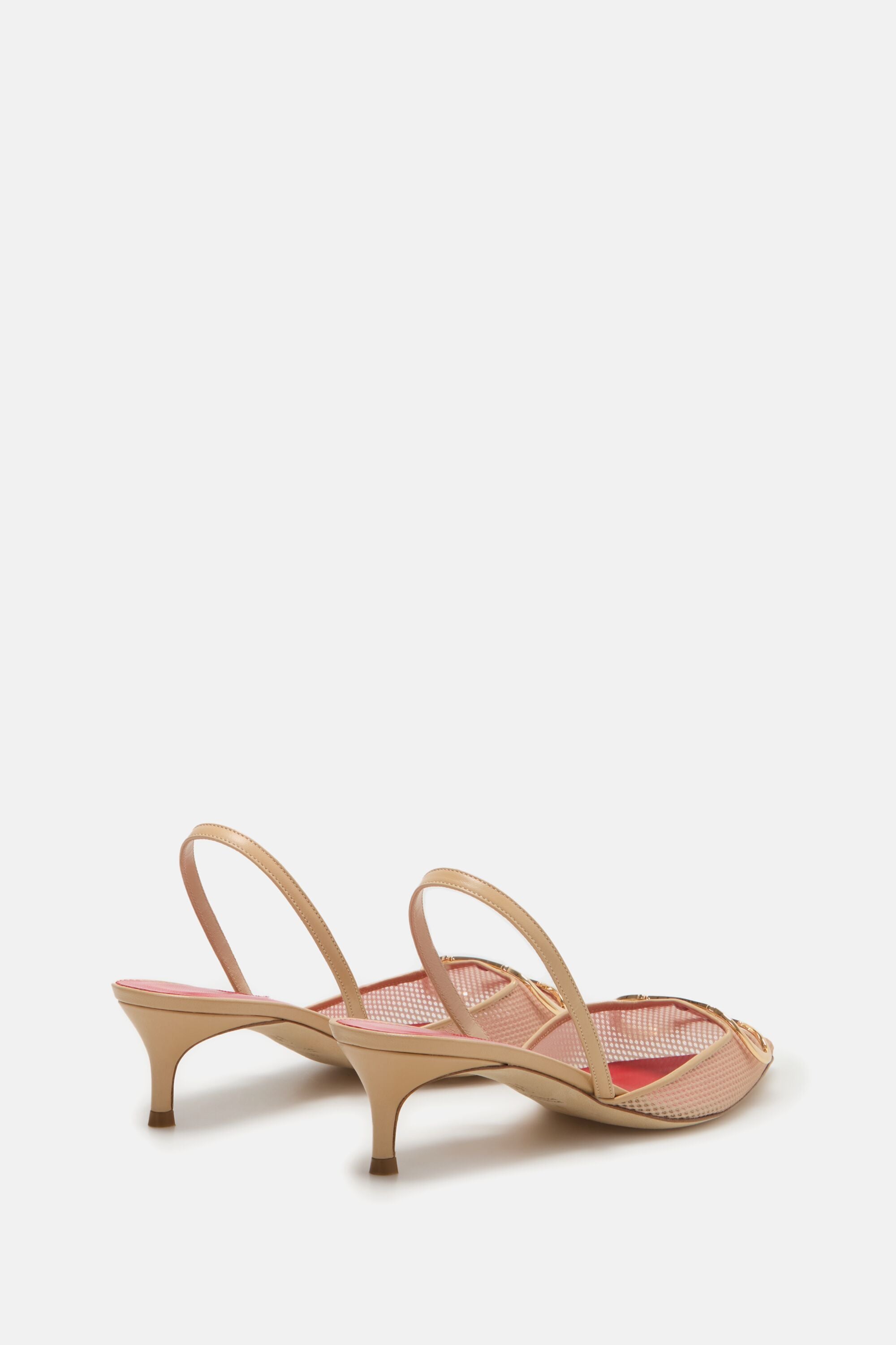 Initials Insignia 45 Mesh Slingback Pumps nude - CH Carolina Initials Insignia 45 Mesh Slingback Pumps nude - CH Carolina