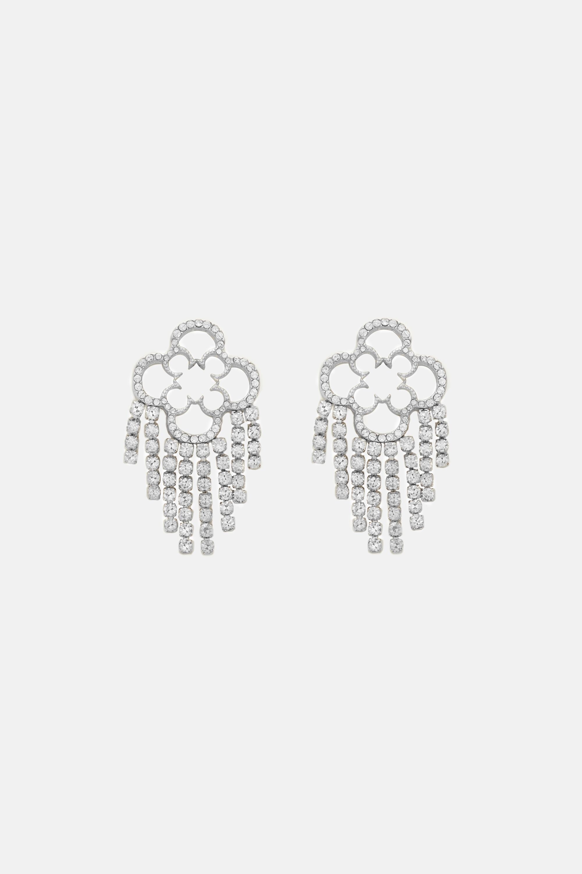 Rosetta Crystal Pearl earrings crystal - CH Carolina Herrera United States