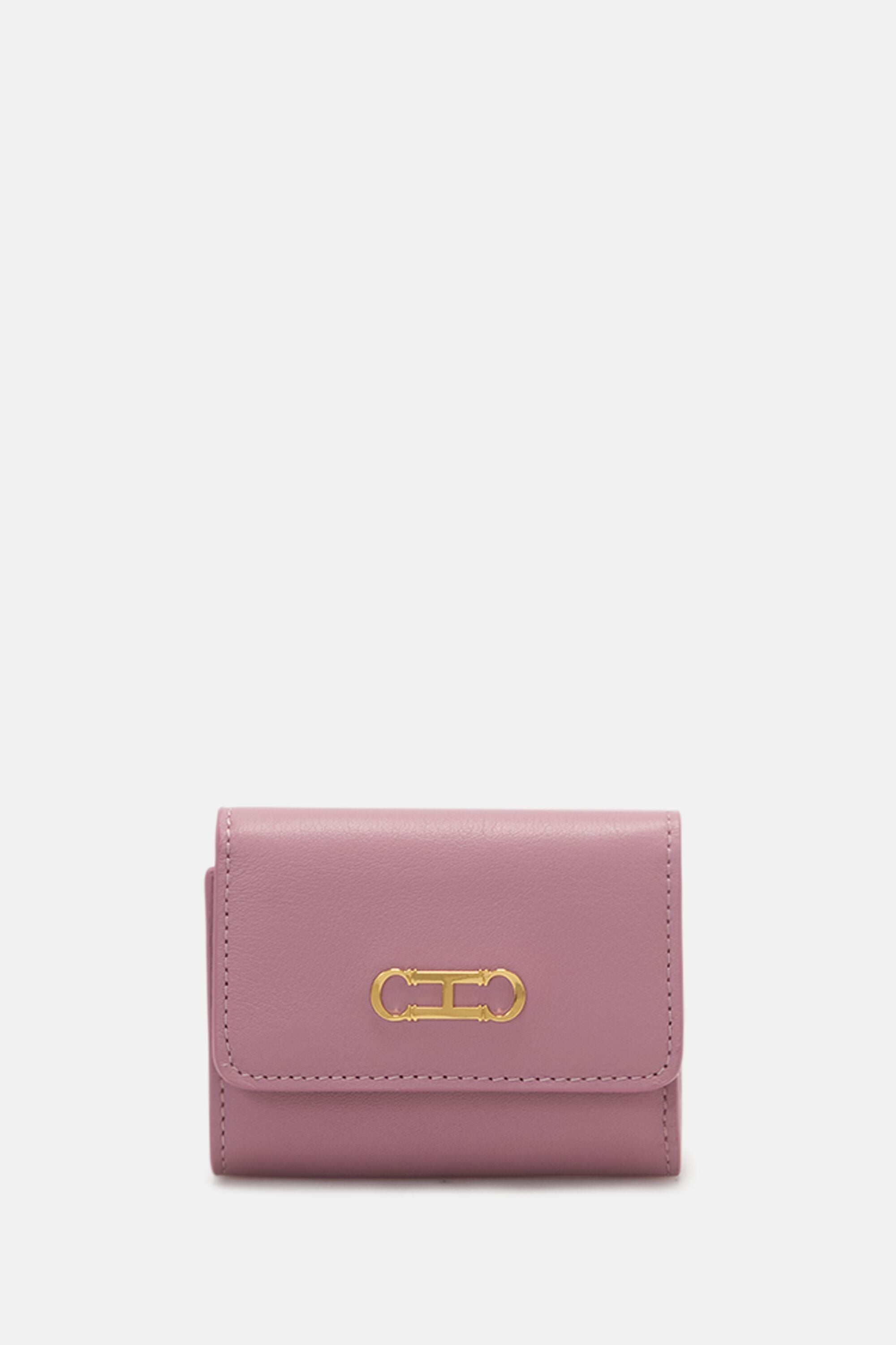 Initials Insignia | Japanese Flap Wallet grayish pink - CH Carolina ...